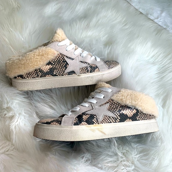 Steve Madden | Shoes | Steve Madden Fuzzy Mule Sneakers | Poshmark